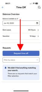 Requesting Vacation & Sick Time in ADP - The Round-Up Saloon and Dance Hall