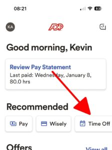Requesting Vacation & Sick Time in ADP - The Round-Up Saloon and Dance Hall